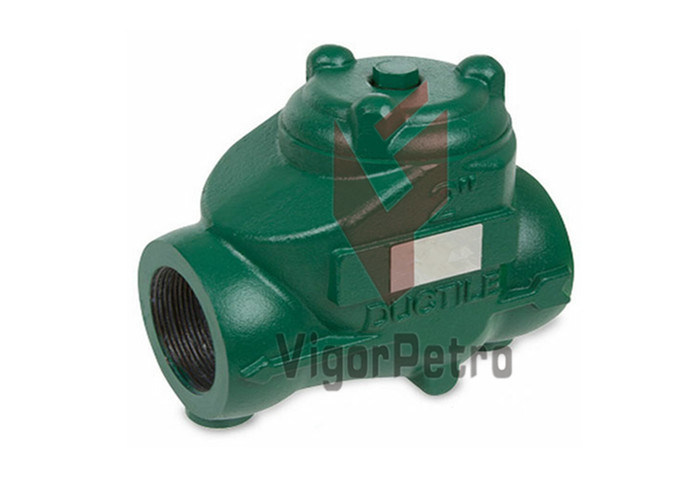 Ductile Iron Threaded oilfield Swing Check Valve 1", 2", 3", 4" c/w ...