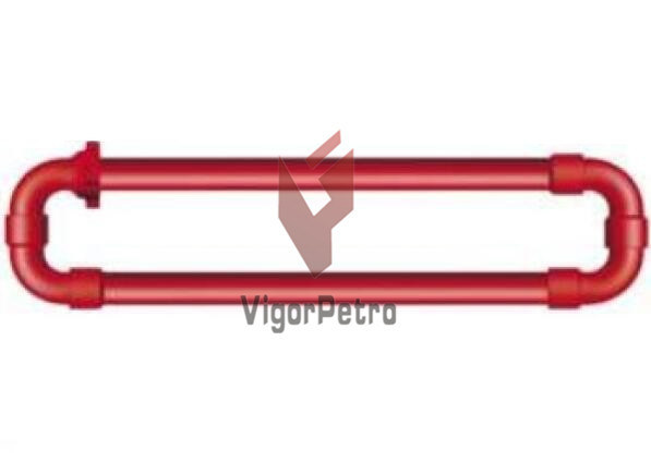 ASSEMBLY, CHICKSAN LOOPS2'' FIG 1502 CWP 15000 PSI 12 FEET WITH SWIVEL ...