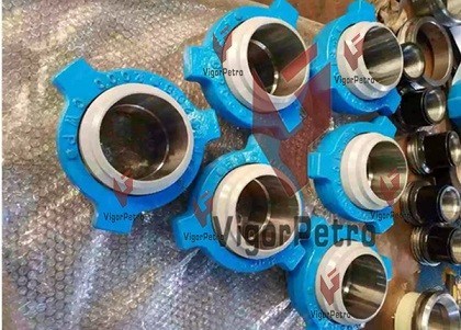 Hammer Union 4" Fig 206 Butt Weld (BW) 2000PSI C/w Male and Female Sub ...