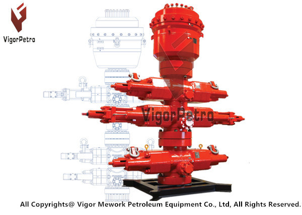 API 16A Blowout Preventer 9" 5000psi Double Ram BOP Cameron U Type ...