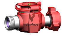 Manual Plug Valve SPM FMC Style ULT100 3" Fig 1502 Female x Male ...
