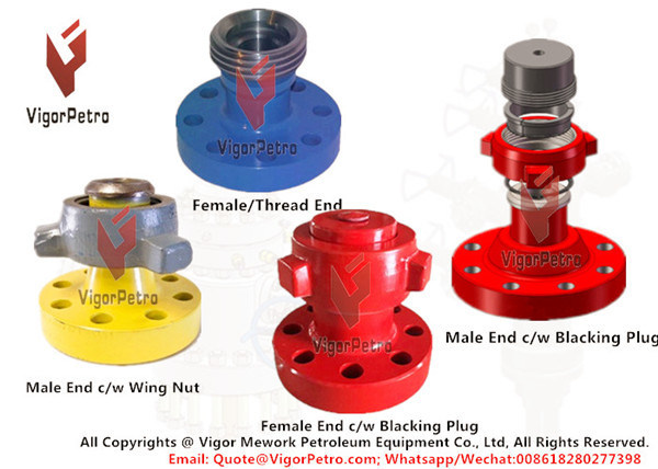 4" FLANGED CROSSOVER WITH 3" FIG 1502 MALE THREADED FITTING ASTM A694 ...