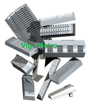 INSERT FOR MANUAL TONGS TYPE C 1/2"x1 1/4"x5" P/N 16401-6