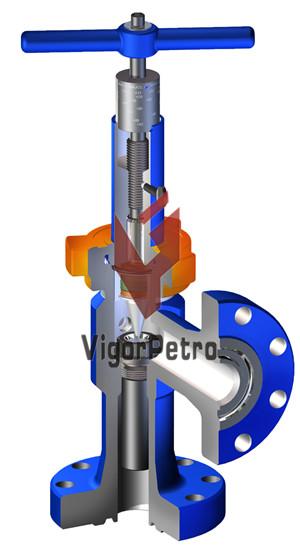 ADJUSTABLE CHOKE , 2-1/16 BORE, 15,000 PSI, FLANGE X FLANGE, API 6A ...