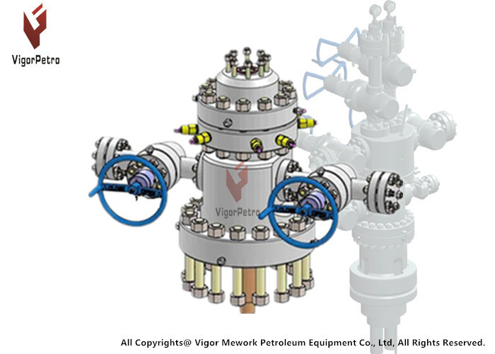 API 6A Wellhead Tubing Head Spool & Adapter Assy. 11"-10M x 7 1/16"-10M ...