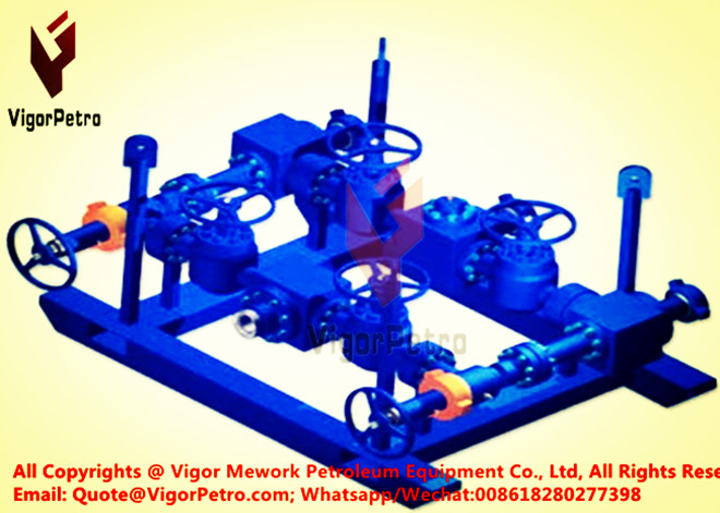 API 16C TESTING CHOKE MANIFOLD ASSY. 3 1/16"-10K(10000PSI), EE TRIM ...