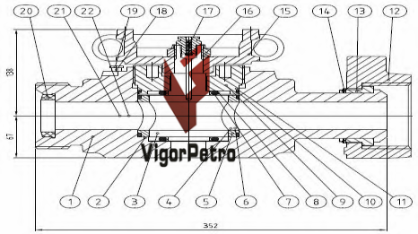 Repair Kit for 2" Fig 1502 Low Torque Plug Valve, FMC/SPM/NOV Compatiable