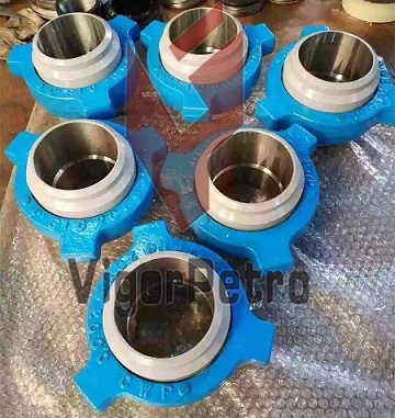 Hammer Union 4" Fig 206 Butt Weld (BW) 2000PSI C/w Male and Female Sub ...