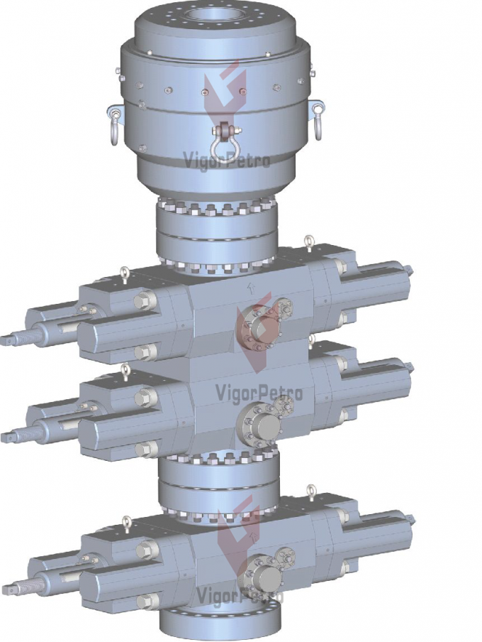 API 16A Blowout Preventer 11" 5000psi Cameron U Type Double Ram BOP Top ...