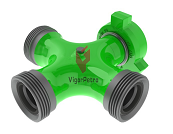 CROSSOVER 2" FIG 1502 WING X 3" FIG 1502 THREAD, SPM