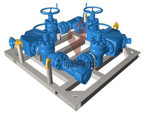 API 16C Choke and Kill Manifold for Well Drilling and Well Testing Size ...