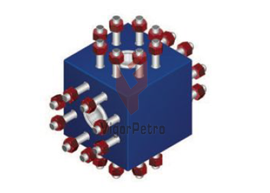 Wellhead Studded Crosses and Tees API 6A Monogrammed