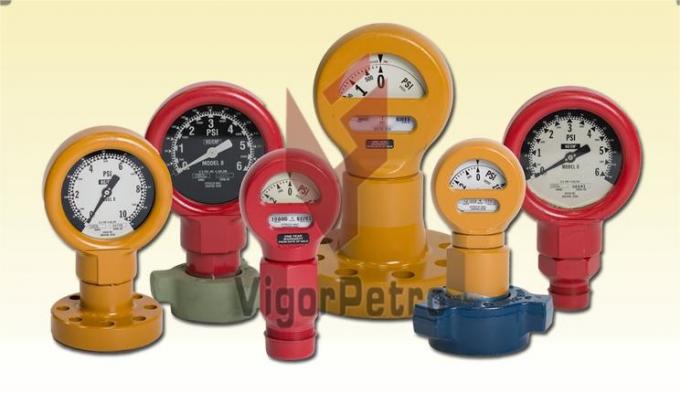 2" FIG 1502 PRESSURE GAUGE ASSEMBLY C/W NUT 10,000 PSI Nace