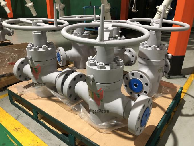 API 6A HIGH PRESSURE GATE VALVE, 4-1/16" 10000PSI FLANGED RTJ BX - 155 ...