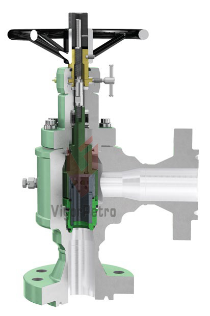 N-LINE CHOKE VALVE ADJUSTABLE, 3-1/8 IN, API CLASS 5000, STUDDED ...